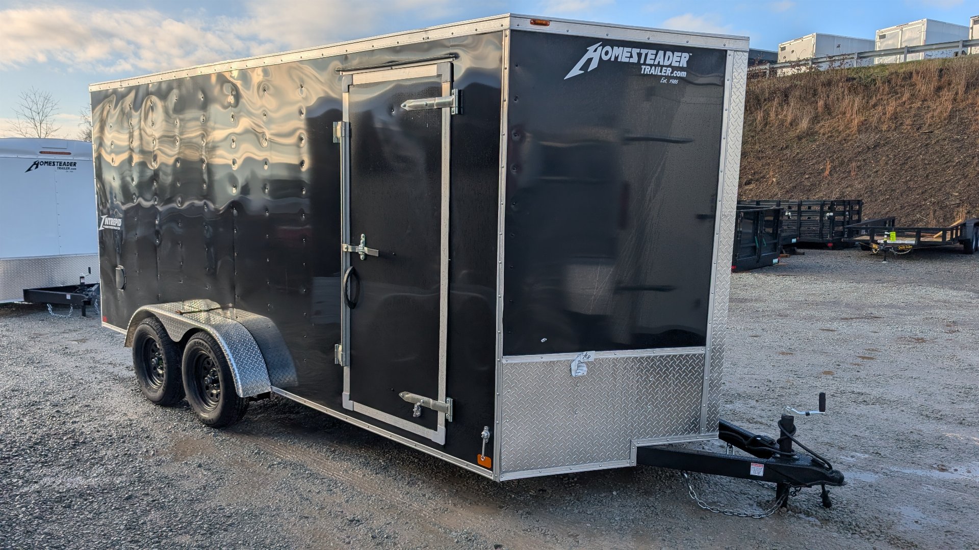 New 2025 Homesteader 7x16 Intrepid V-Nose Cargo Trailer w/ Ramp Door ...