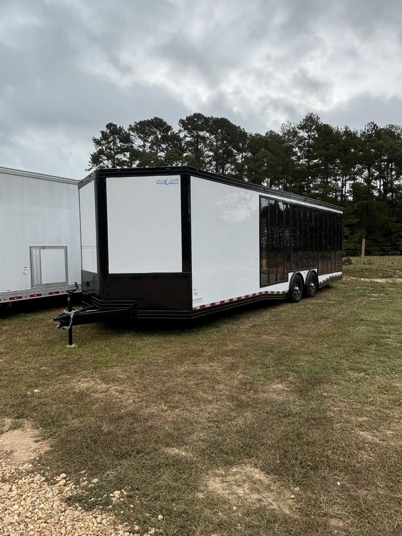 New 2025 8.5X28 DISPLAY TRAILER CLEAR SIDES Car / Racing Trailer ...