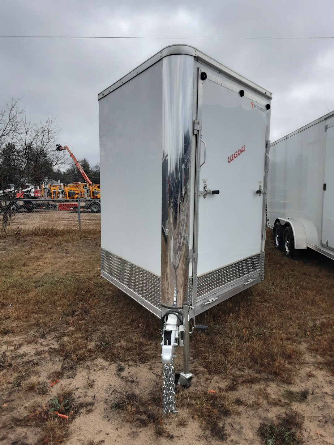 New 2023 RC Trailers 7x25 Enclosed Snowmobile Trailer | Grayling Michigan