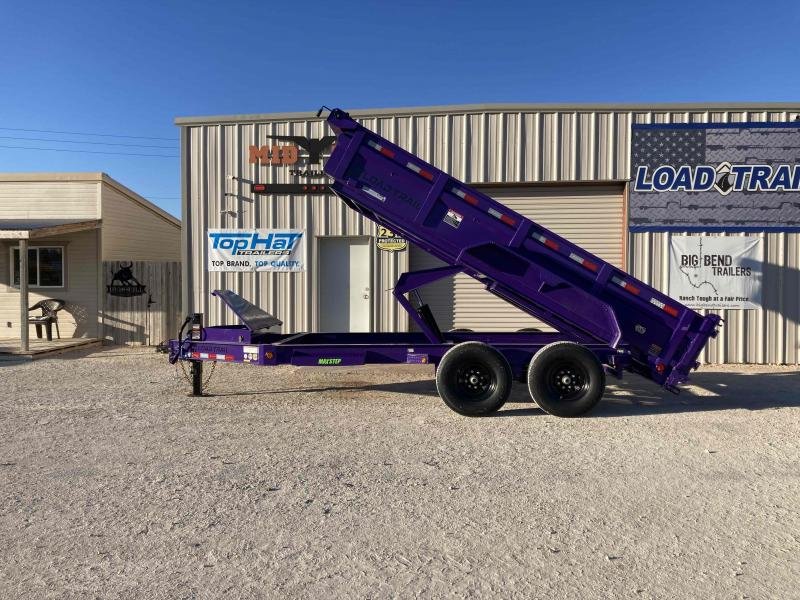 New 2025 Load Trail 83"X14' Tandem Axle Low-Pro Dump | Abilene Texas