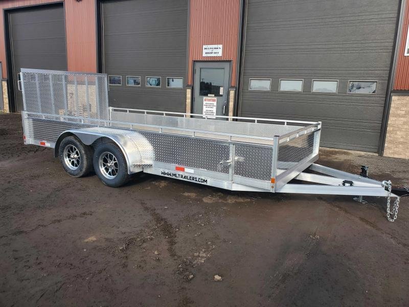 New 2025 Mennonite Built All Aluminum 7'x14' Landscape Utility Trailer ...