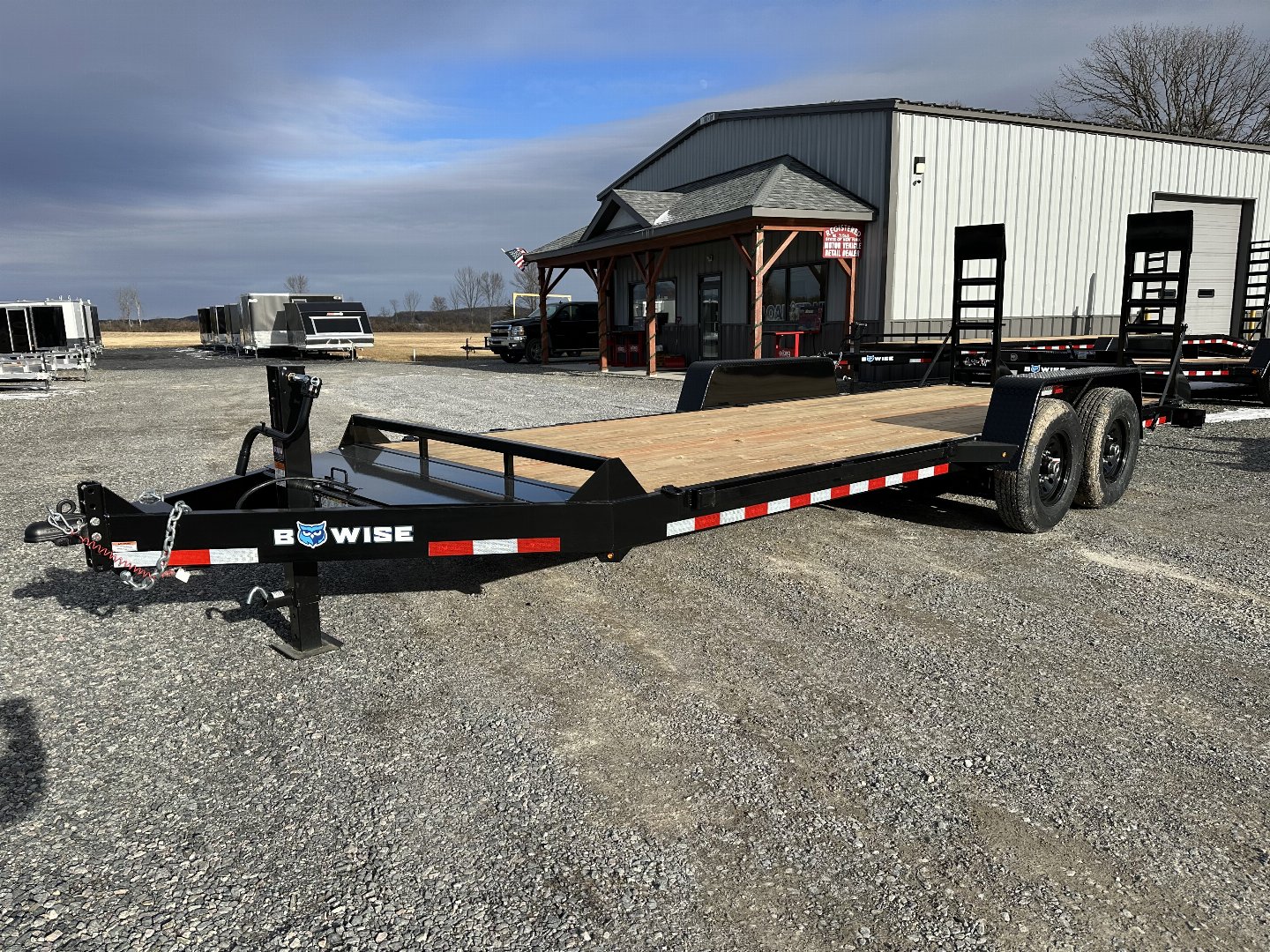 New 2025 BWISE EH20-14-HD Equipment Trailer | Hudson Falls New York