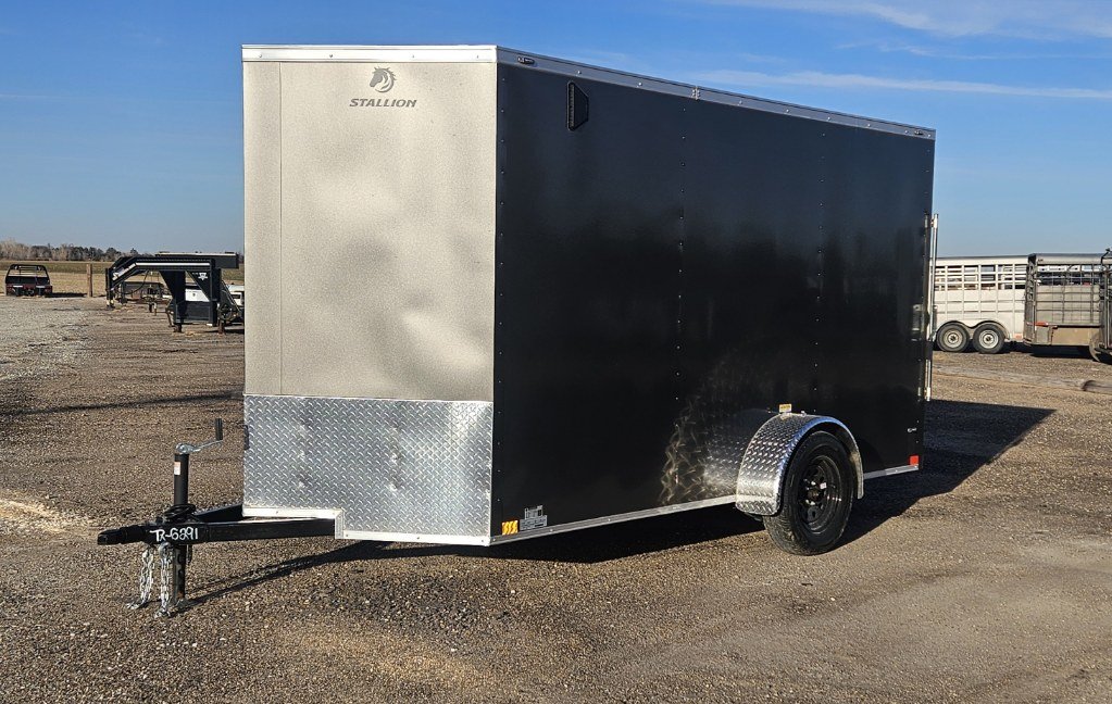 New 2024 STALLION MANUFACTURING LLC 6' x 12' Cargo / Enclosed Trailer ...