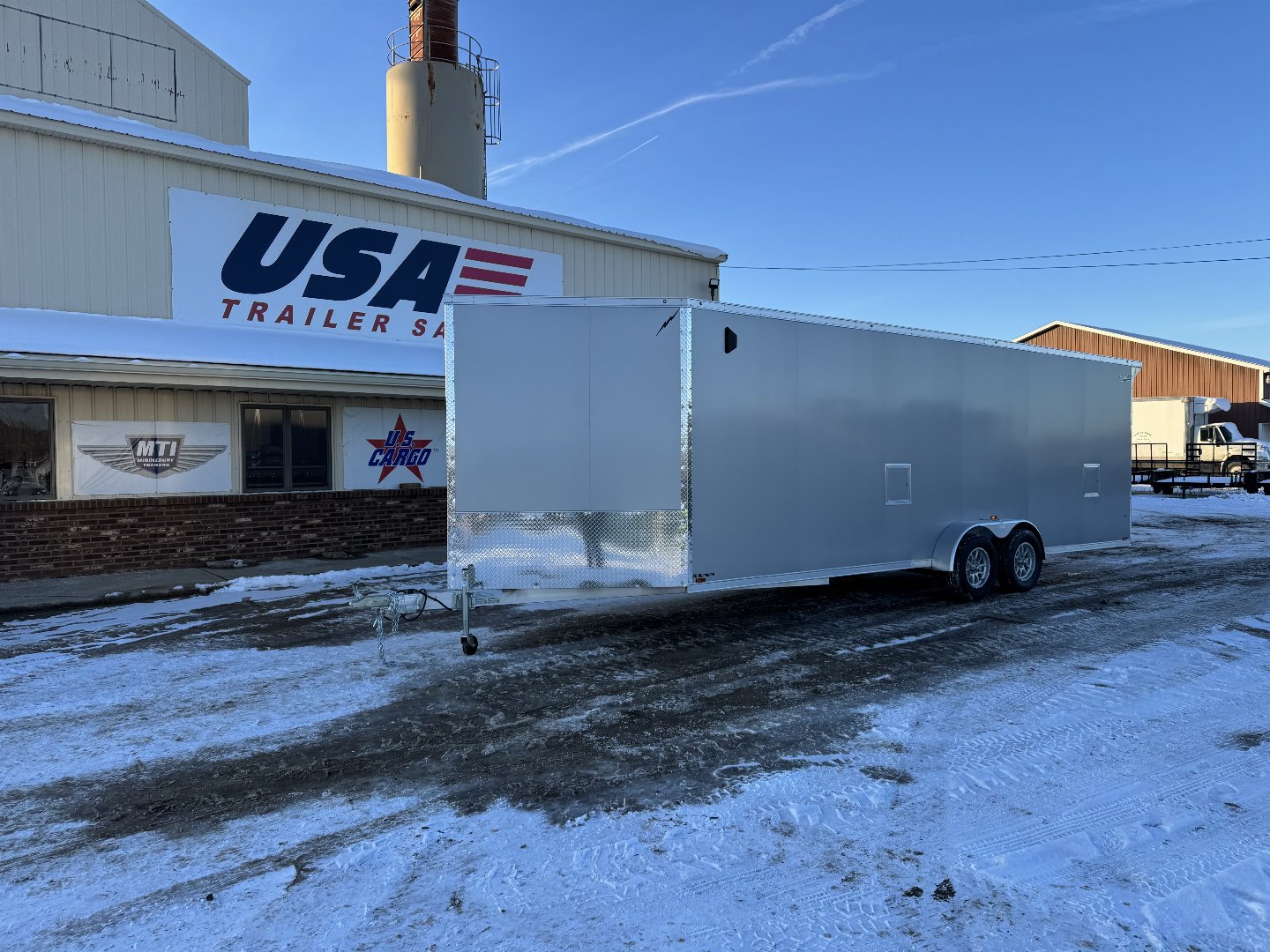 New 2025 Lightning Trailers 7x29 Aluminum 4-Place + 12 Snowmobile ...