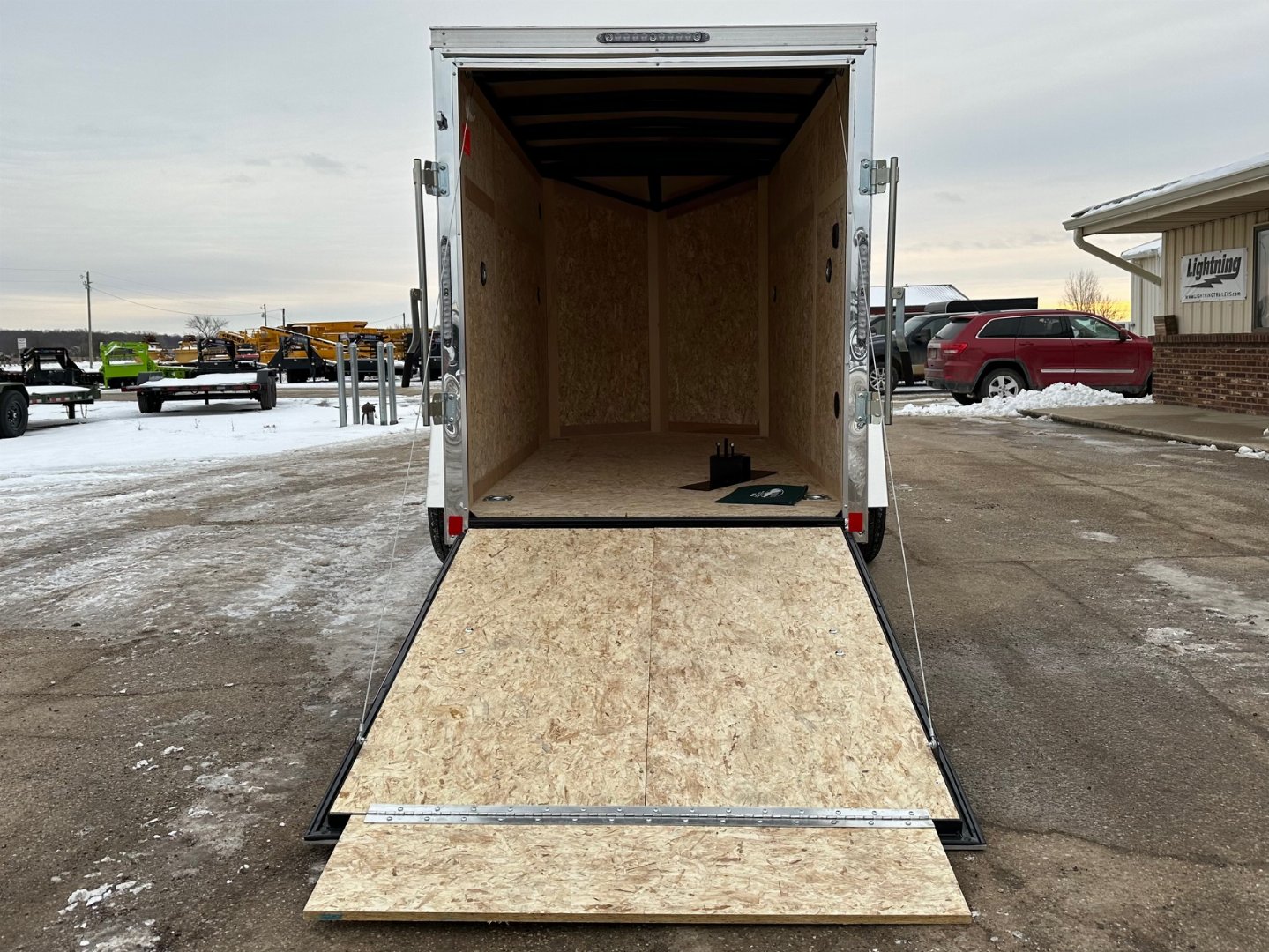 New 2025 US CARGO Scout 5x10 V-Nose Ramp Door +6" Cargo / Enclosed ...