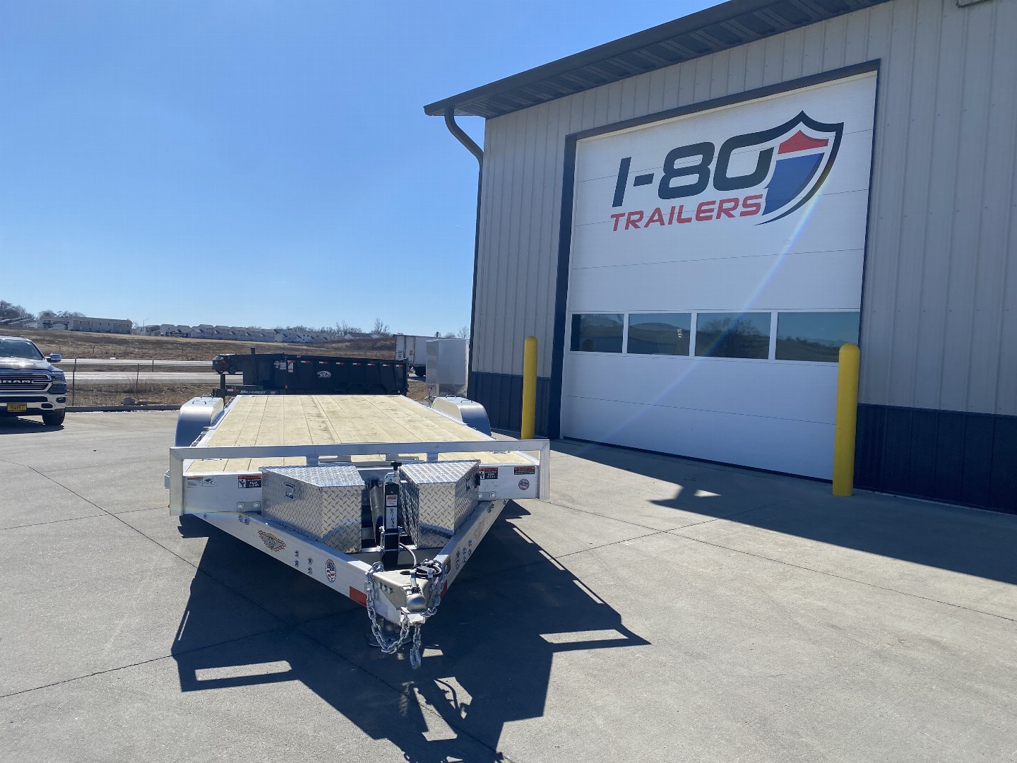 New 2025 Aluminum H&H Trailers 82"x20' 10k Electric Tilt Speed Loader ...
