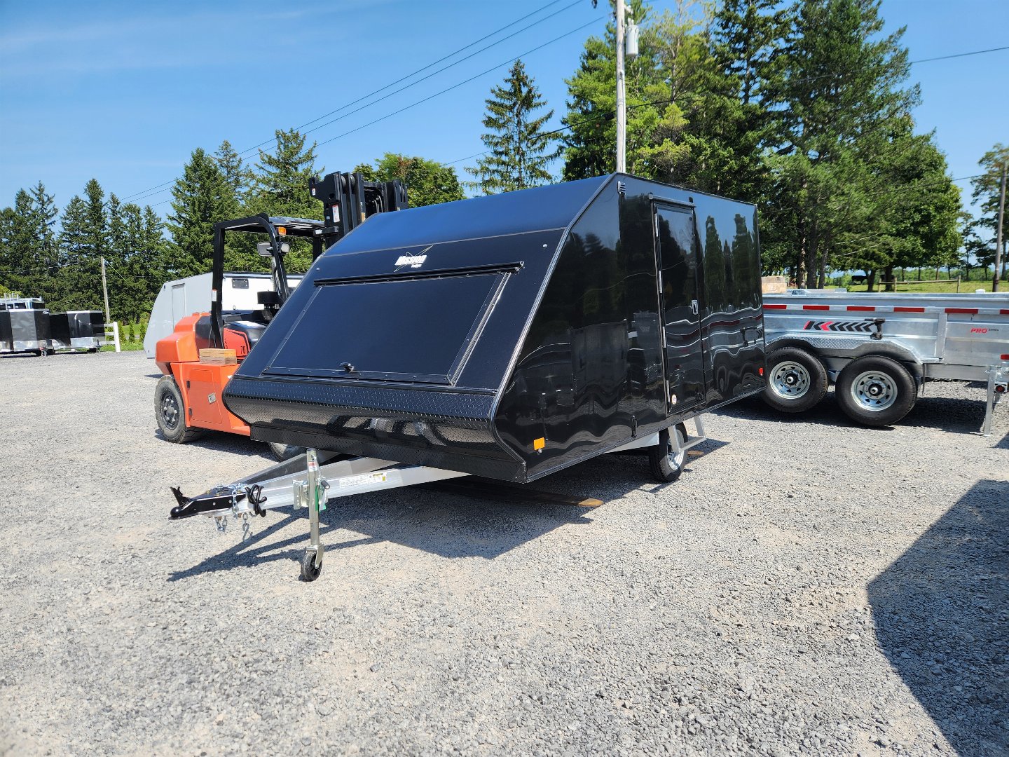 New 2025 MISSION MFS101X12CROSSOVER Snowmobile Trailer | Penn Yan New York