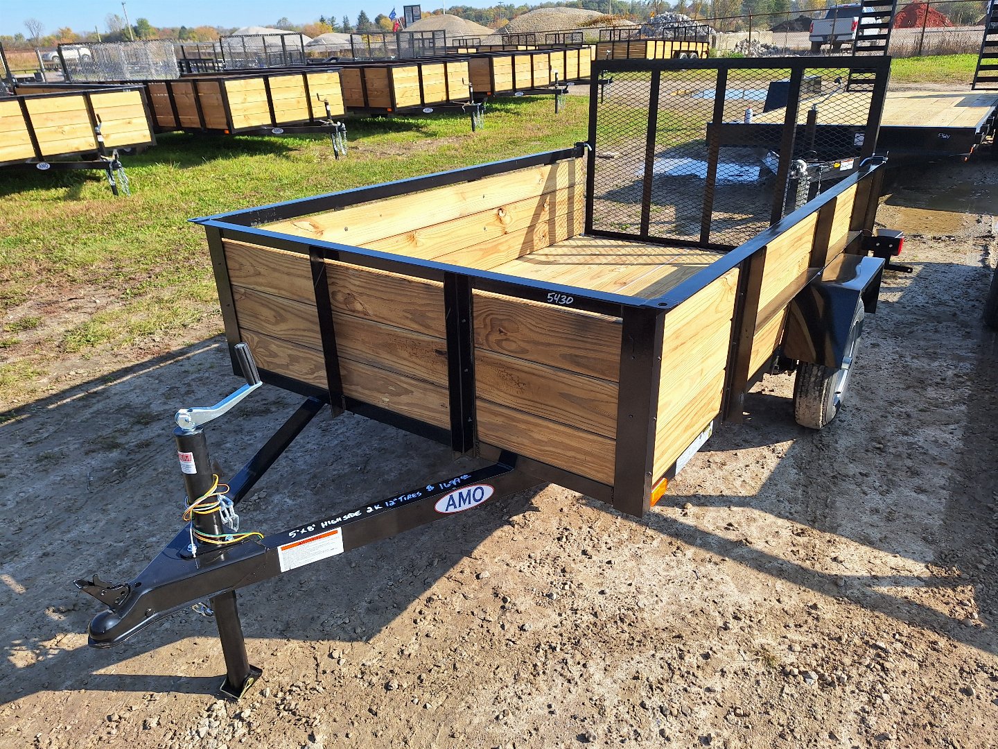 New AMO 5 x 8 2K Woodside Utility Trailer | Monroe Michigan