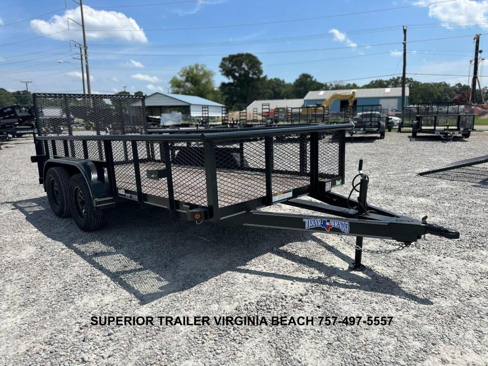 New 2025 TEXAS BRAGG TRAILERS 14P w/ 2ft Sides & Gate Utility Trailer ...