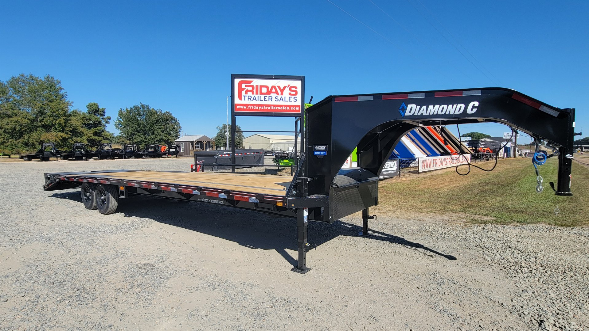 New 2025 Diamond C Trailers FMAX207 30'x102" w/ Max Ramps Equipment ...