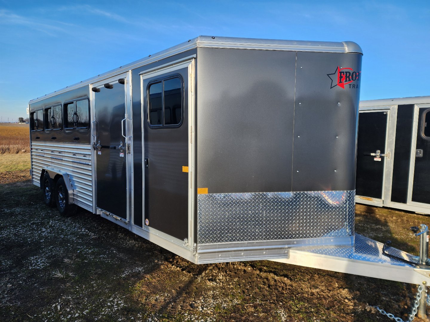 New 2025 Frontier 8 X 20 8 Pen / Stock Combo Trailer | Warren Indiana