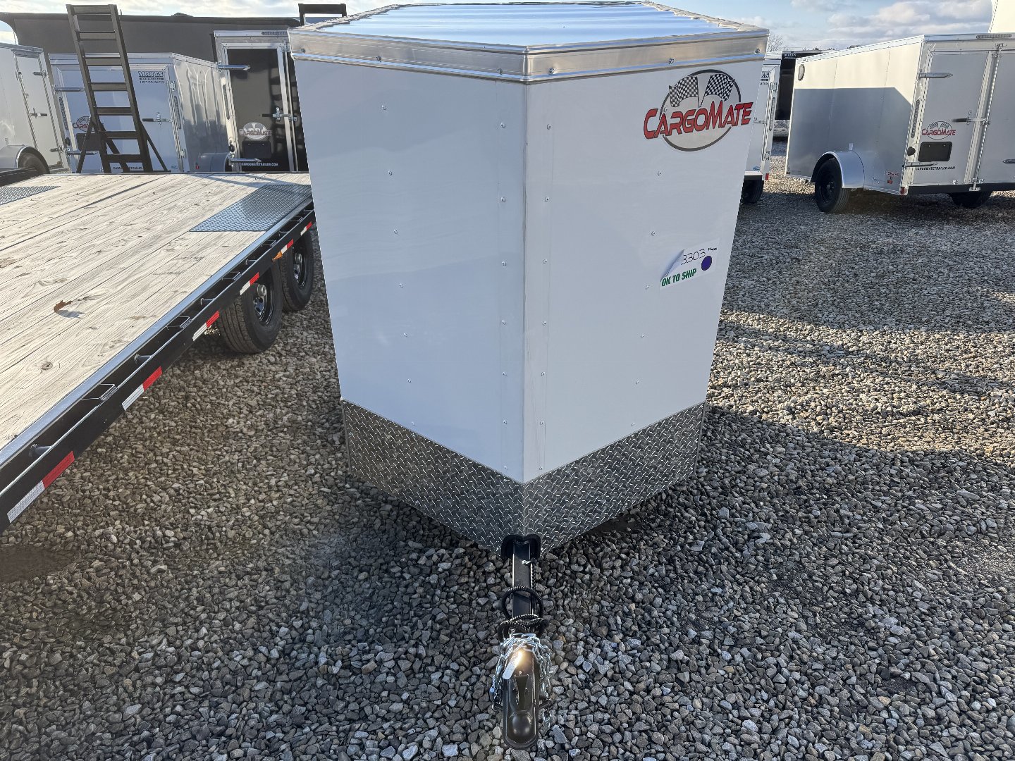 New 2025 CARGO MATE SSV46SA Cargo / Enclosed Trailer 4X6 SA SWING DOOR ...