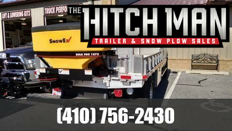 New SnowEx 9.0cf Bulk Pro Poly Tailgate Spreader **w/2" Hitch Mount ...