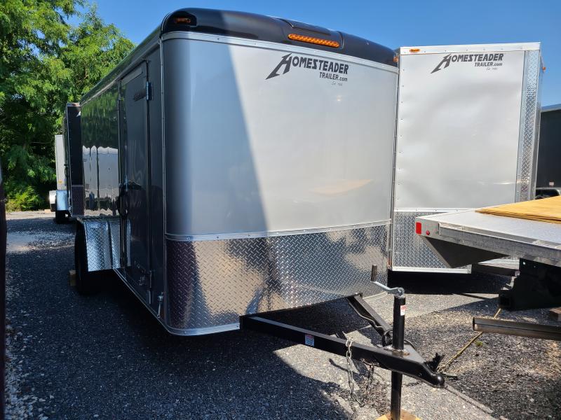 New 6 X 12 Homesteader Challenger Cargo Trailer, 3k GVWR **Silver w ...