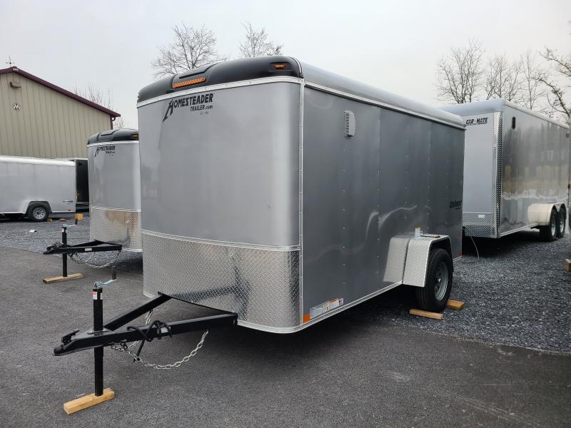 New 6 X 12 Homesteader Challenger Cargo Trailer, 3k GVWR **Silver w ...