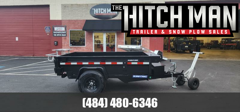 New 5 x 8 Sure Trac Low-Pro Single Ram Dump Trailer 5k | Boothwyn ...