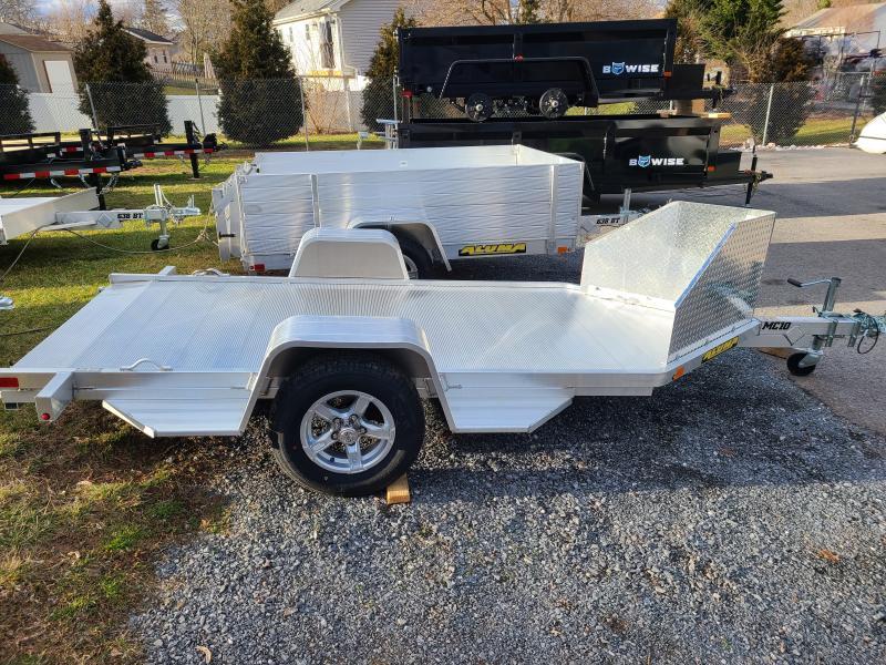 New 4'3" x 10'5" Aluma MC10 Aluminum Single Motorcycle Trailer 2k ...