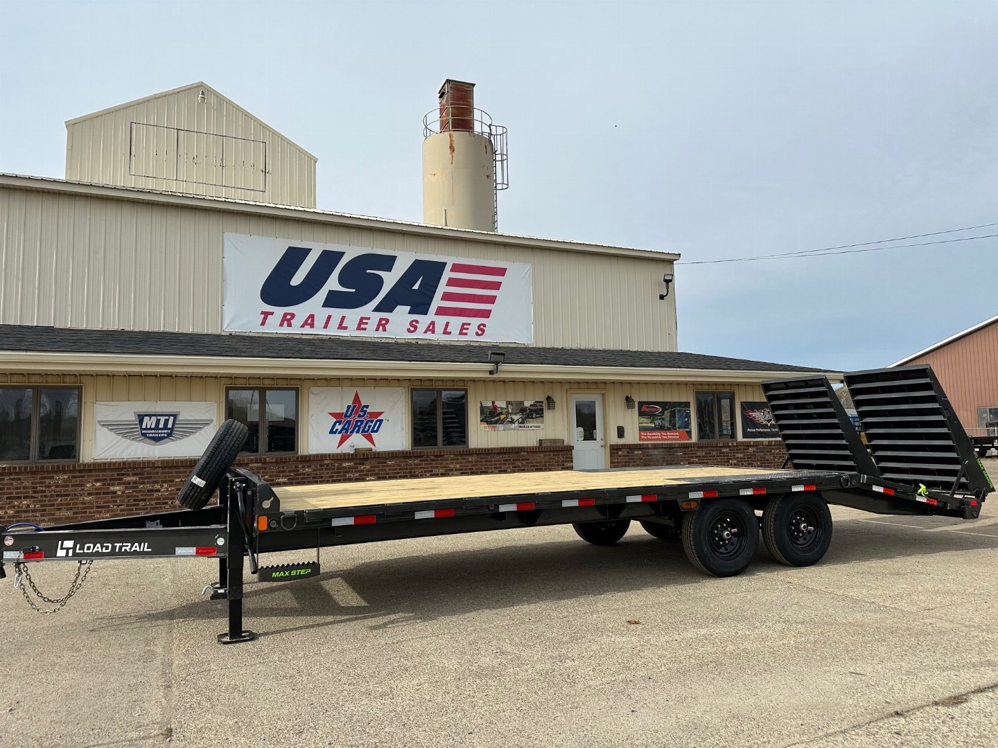 New 2025 Load Trail 102"x24' TAG Trailer W/Max Ramps | Wayland Michigan