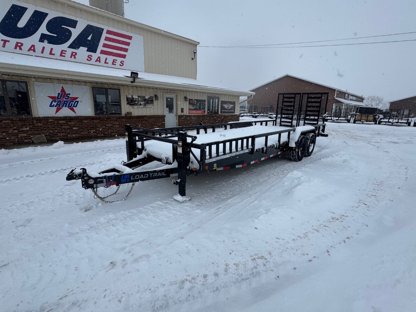 New 2025 LOAD TRAIL 83"X24' 14k Split Gate Landscape Trailer W/ Side ...