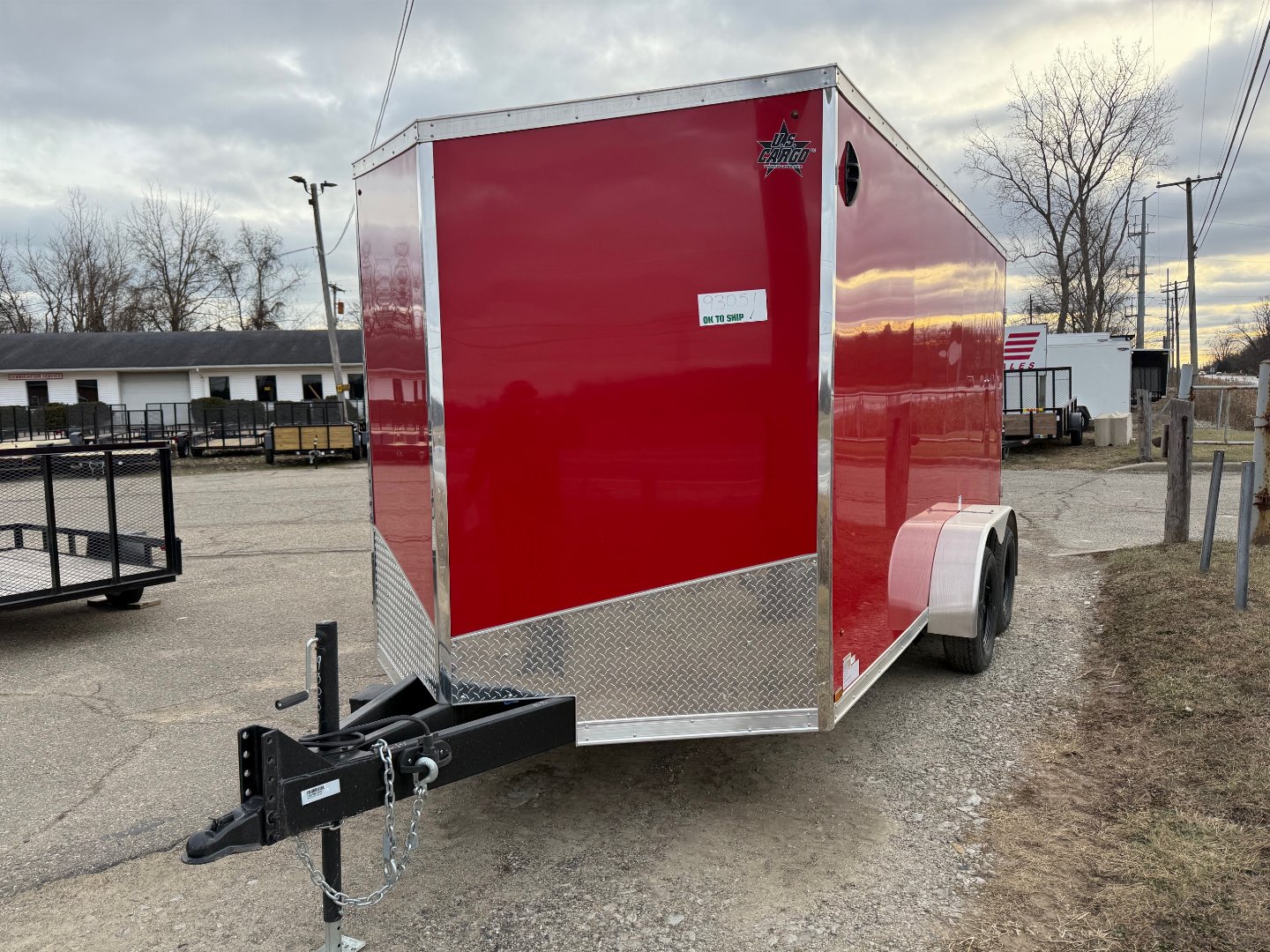 New 2025 US CARGO 7 X 14 Cargo Enclosed Trailer 6ft 6in interior with ...