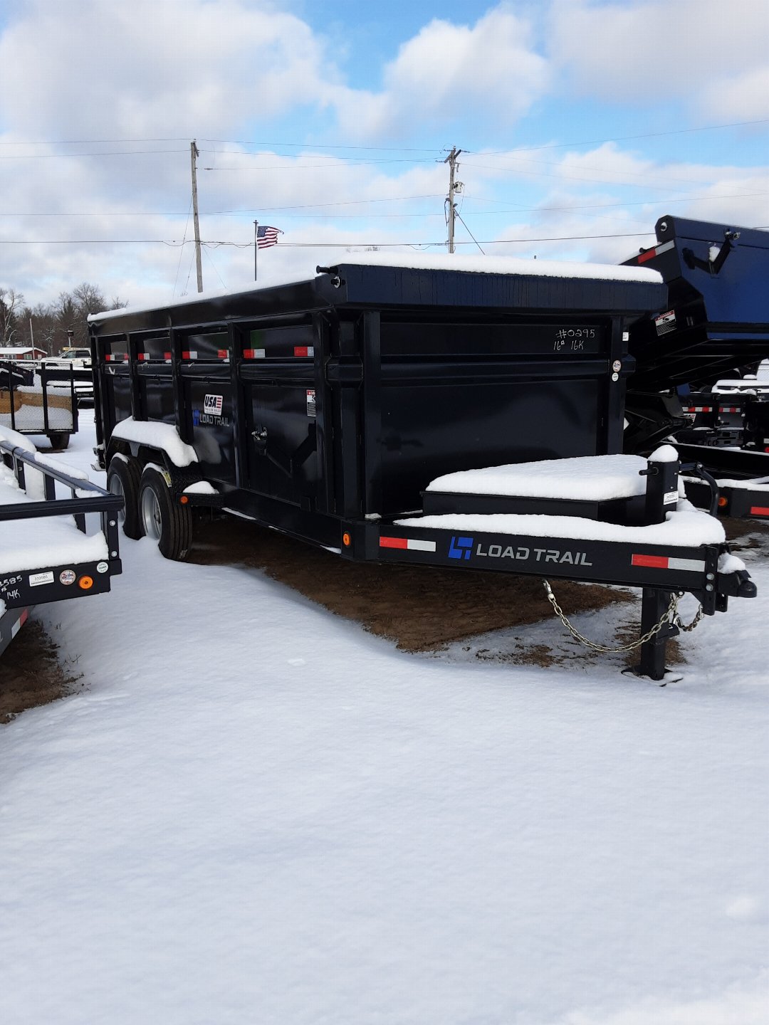 New 2025 Load Trail 83X16 2FT WALL Dump Trailer | Grayling Michigan