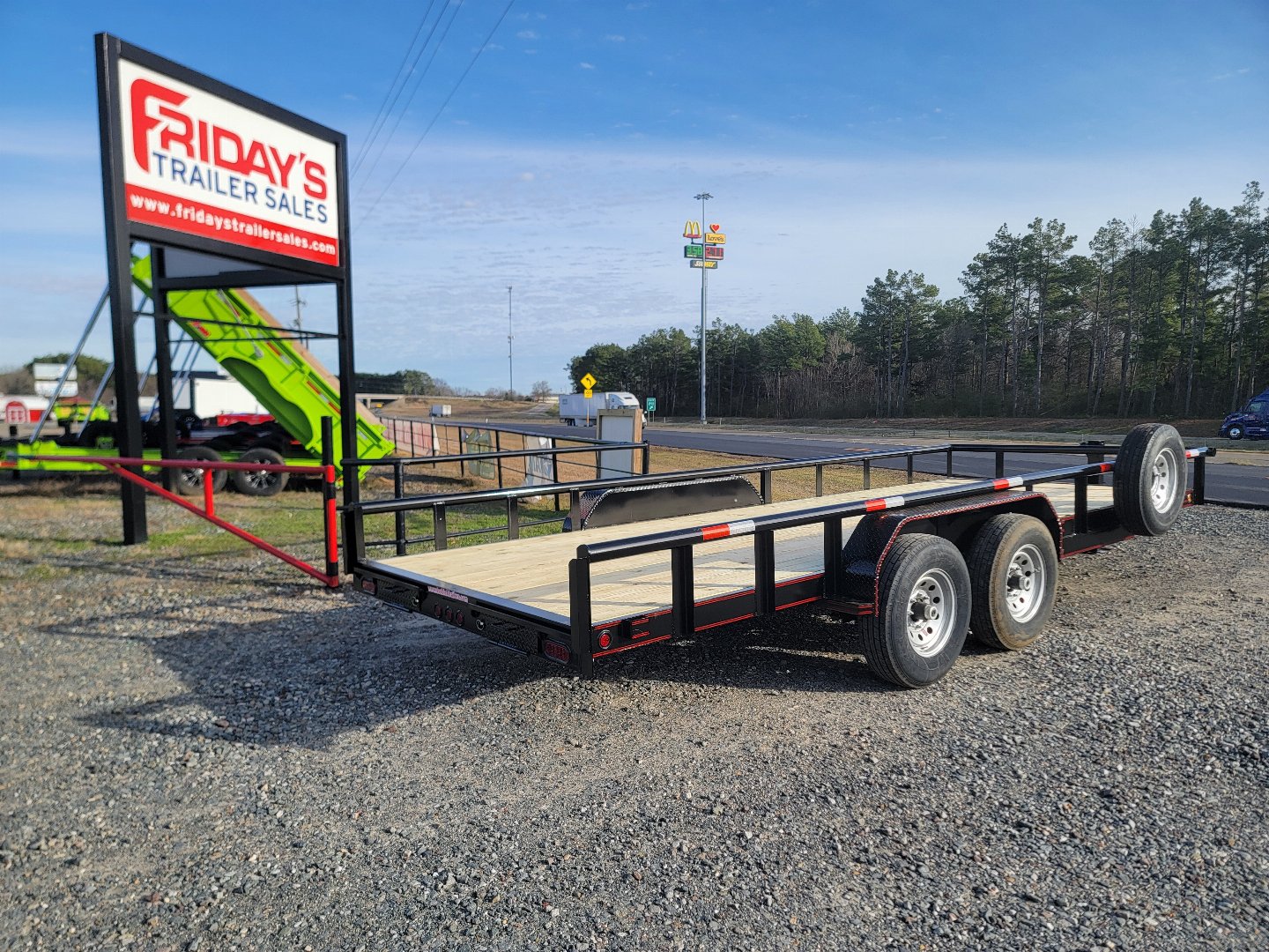 New 2025 Double A 20'x83" Pipe Top Trailers with 7k Axles Utility ...