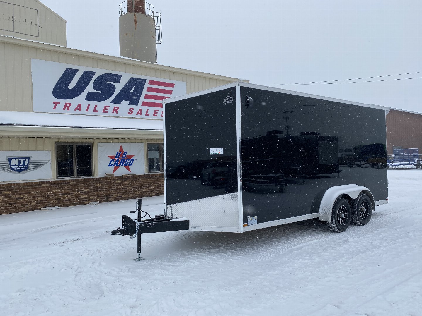 New 2025 US Cargo Ranger 7x16 +12" V-Nose Ramp Door w/Options Cargo / Enclosed Trailer | Wayland ...