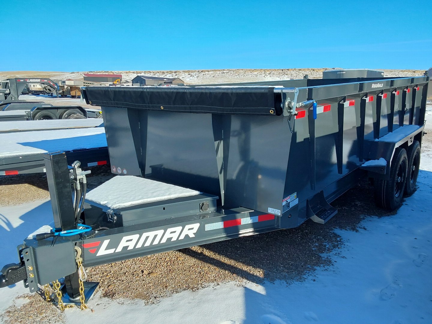 New 2025 Lamar 16' Dump Trailer 14K | Great Falls Montana