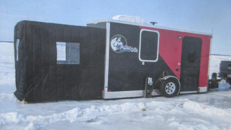 Used 2020 Polar Crib Ice Fishing/Toy Hauler/Camper Ice House | Somerset ...
