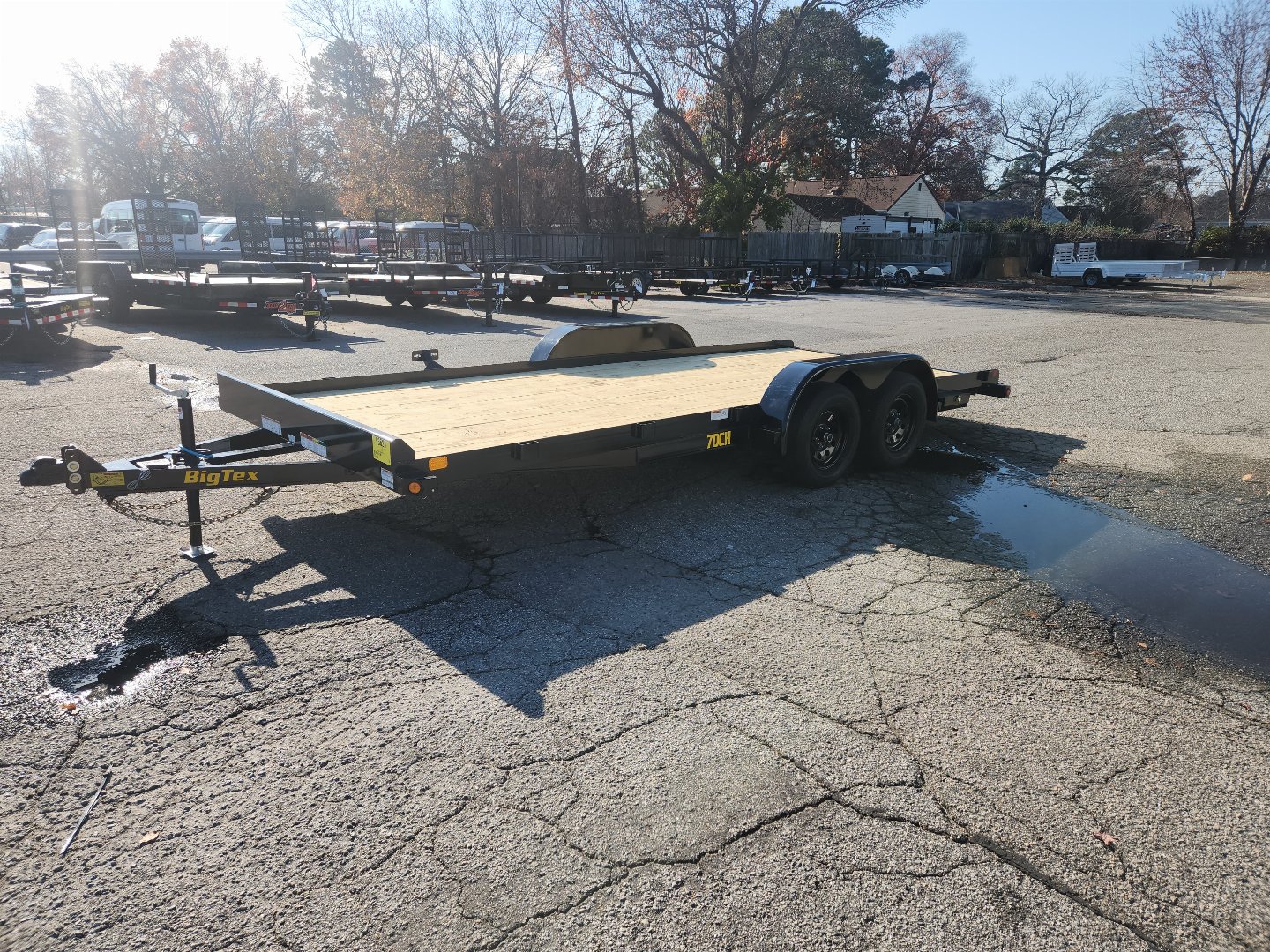 New 2025 Big Tex 18' 70CH 7K Car Trailer w/Slide in Ramps | Norfolk ...
