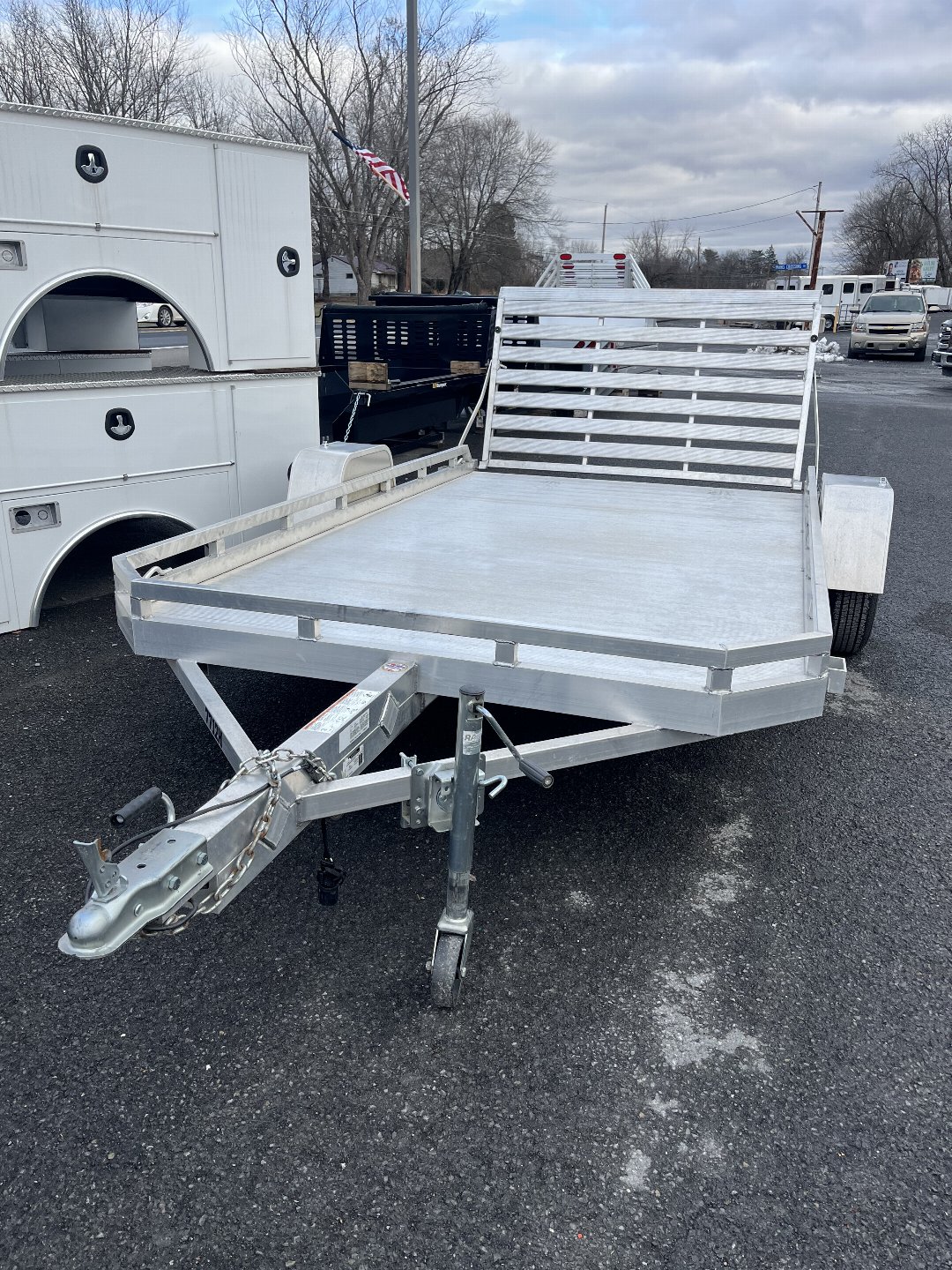 Used 2022 **USED** Aluma 7712H Utility Trailer | Northumberland ...