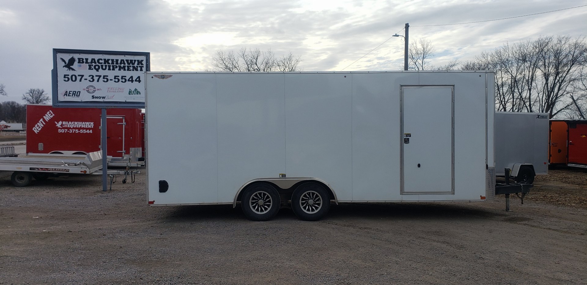 Used 2021 H&H Trailers 8.5x20 Enclosed Trailer Cargo / Enclosed Trailer ...