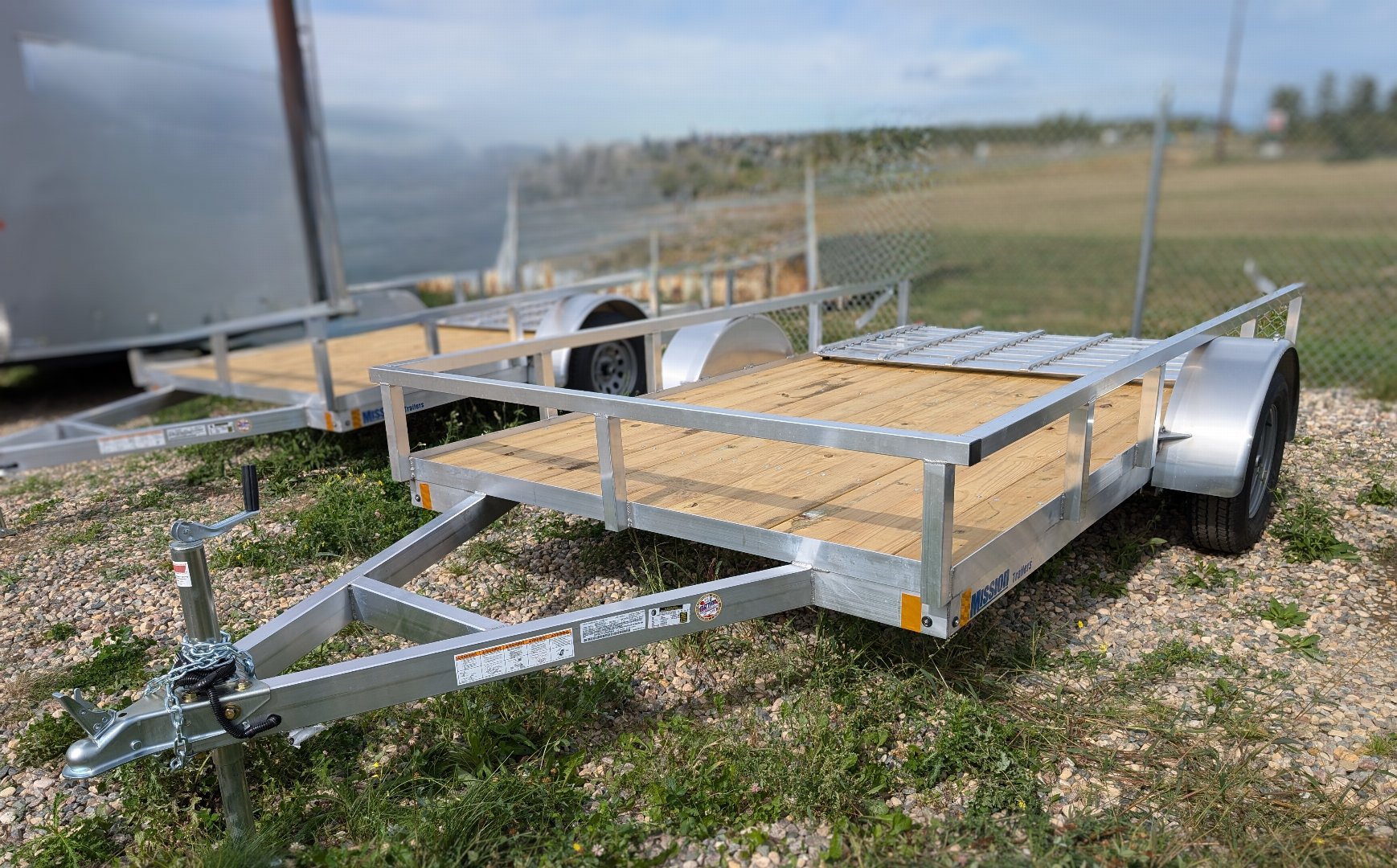 New 2025 Mission MU 72X10 SA Utility Trailer | Bemidji Minnesota