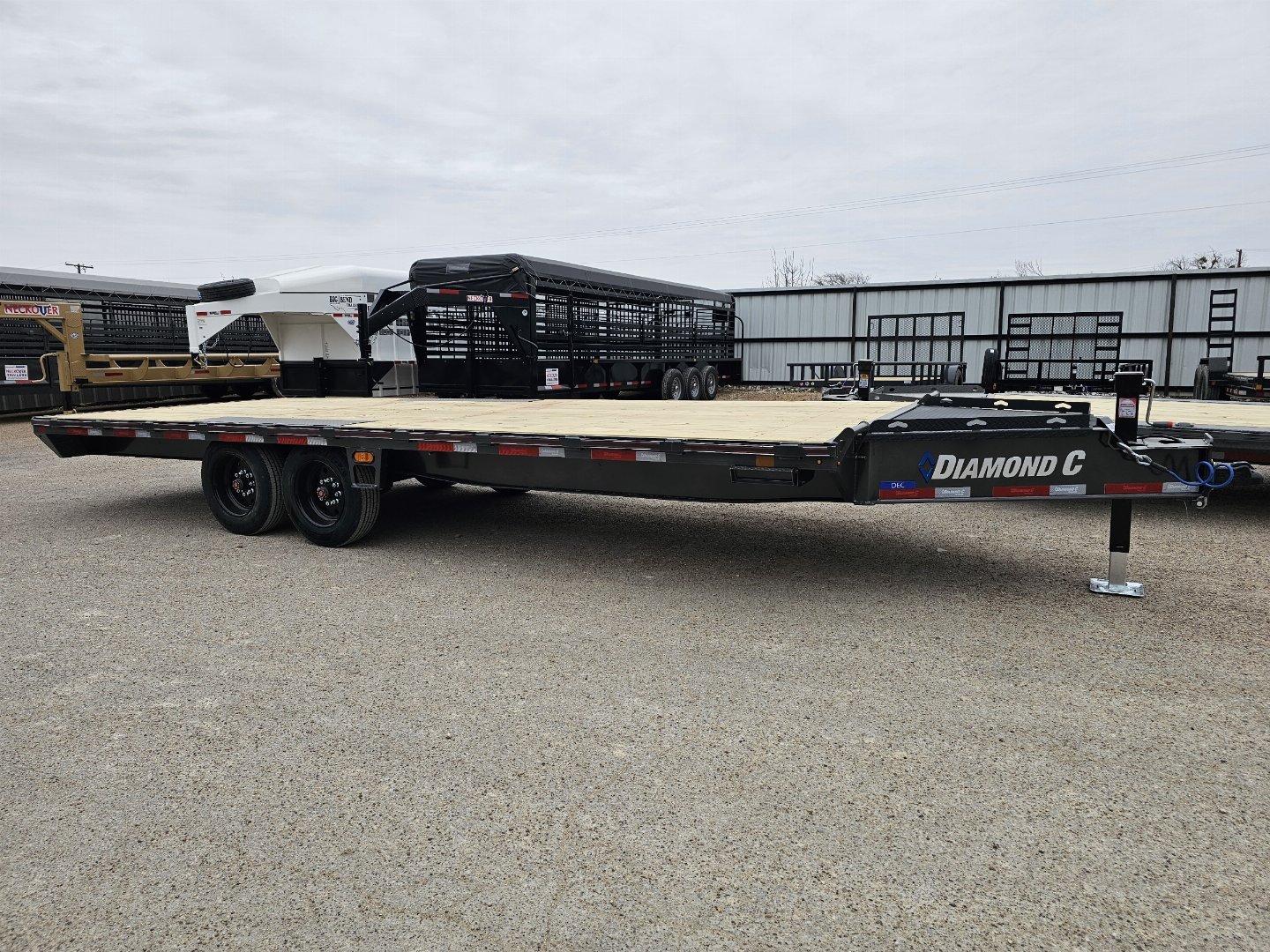 New 2025 Diamond C Trailers DEC208 22X102 Deckover Trailer | Waco Texas