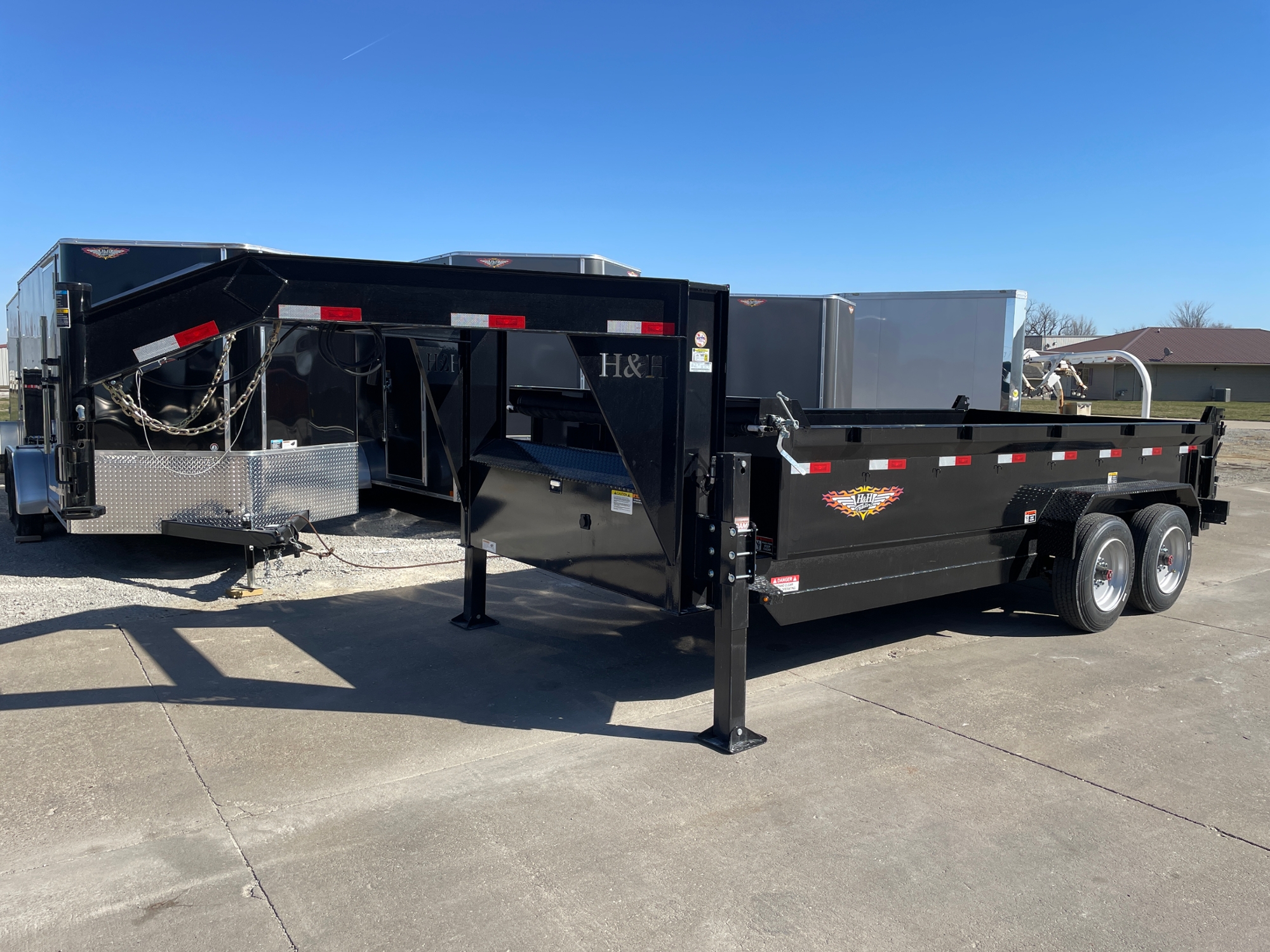 New 2024 H&H Trailers HH Dump - Industrial GN Dump Trailer | Iowa City Iowa