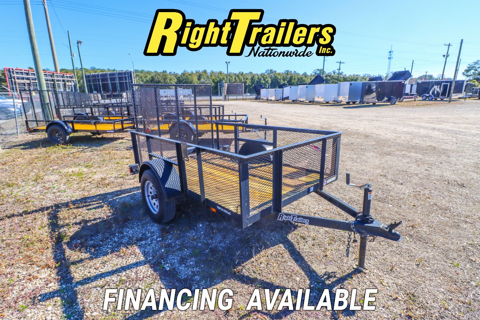 Used 2022 Triple Crown 5X8 Utility Trailer | Ocala Florida