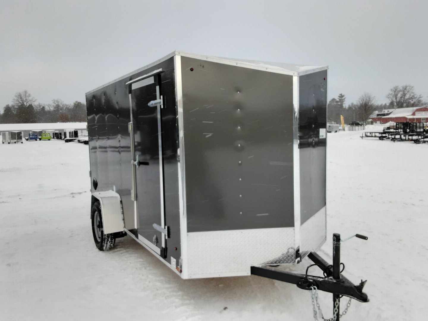 New 2025 US Cargo 6X12CHARCOAL W/RAMP Cargo / Enclosed Trailer ...