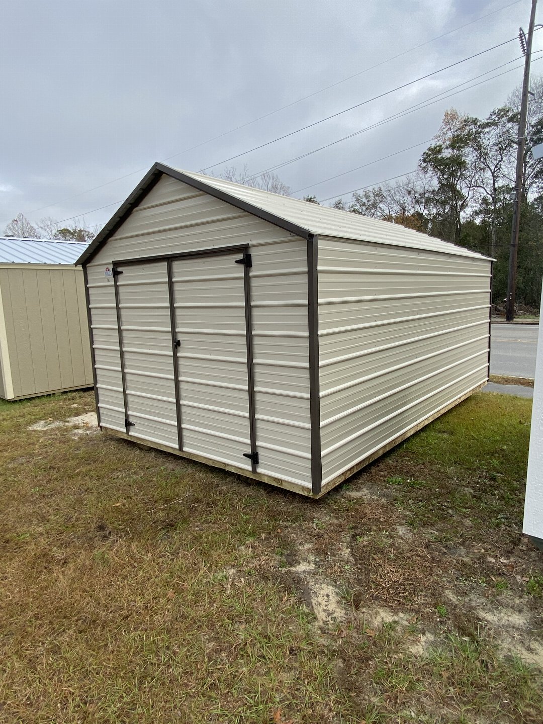 New 2025 Derksen Portable Buildings 10X16 - ECONOMY METAL Steel Frame ...