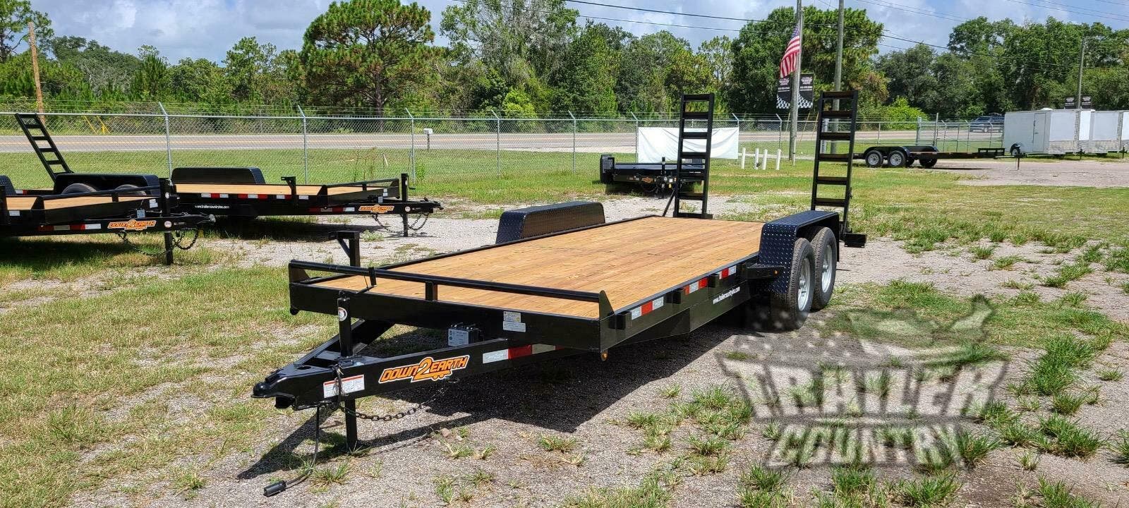 New Brand New 7' x 20' (18' + 2') Heavy Duty Bumper Pull Equipment ...