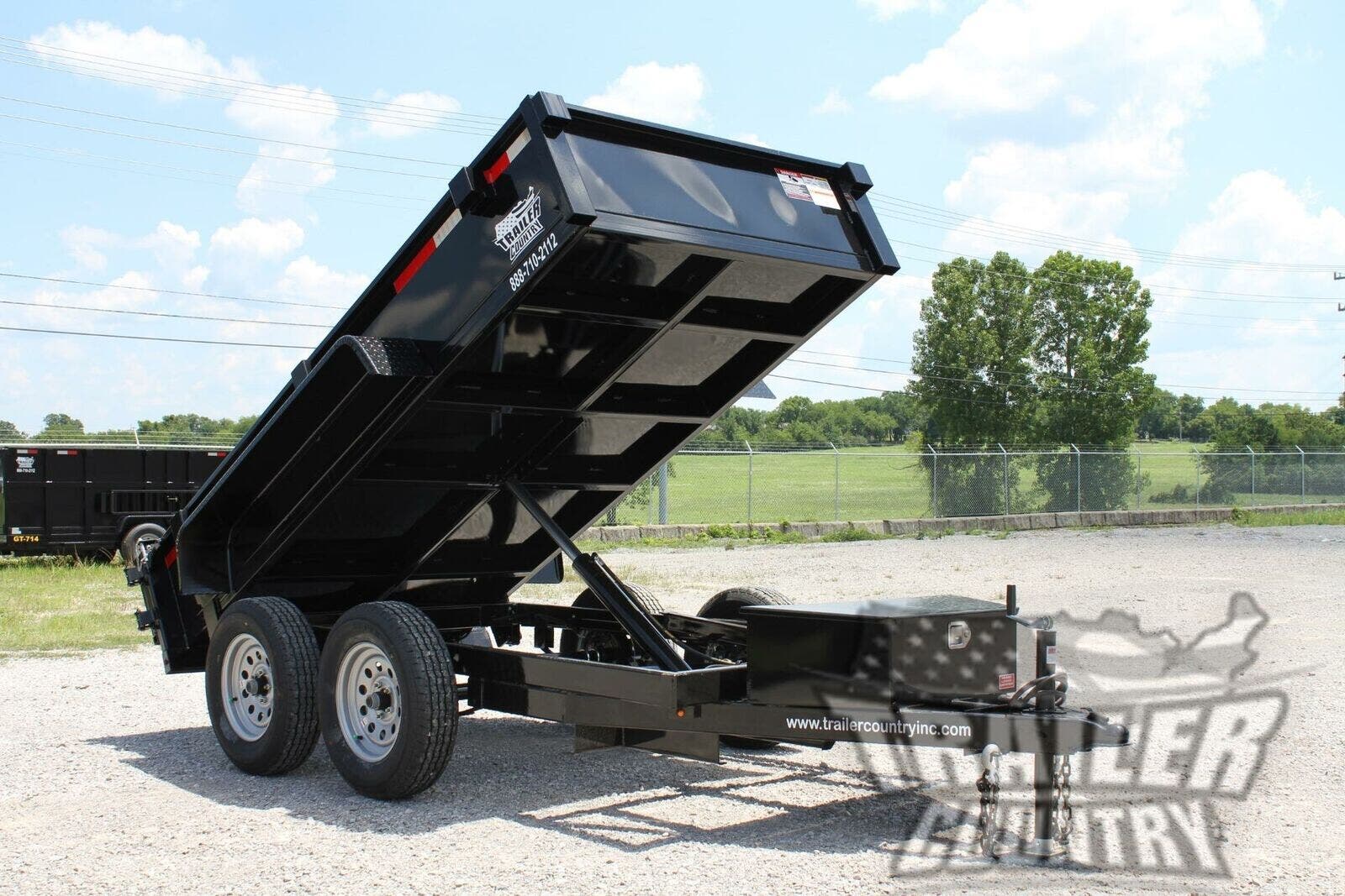 New Brand New 5' x 10' Bumper Pull Hydraulic Dump Trailer w/ Power Up ...
