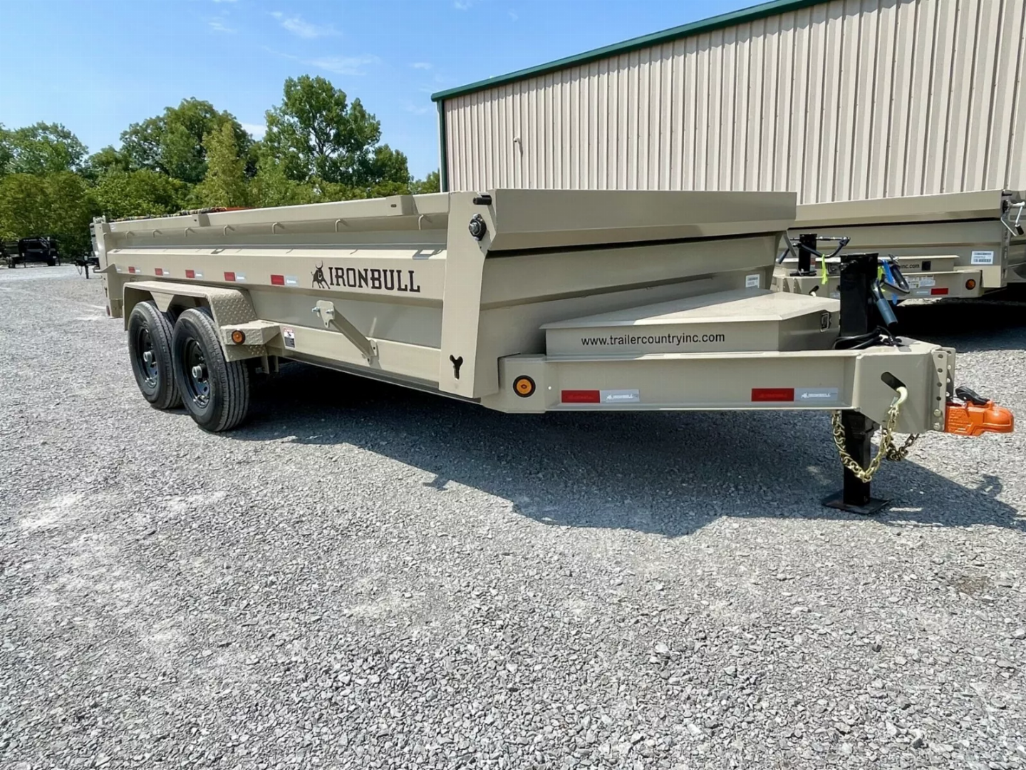 New New 7'x 16' Tandem Axle, Bumper Pull, Scissor Hoist Hydraulic Dump ...