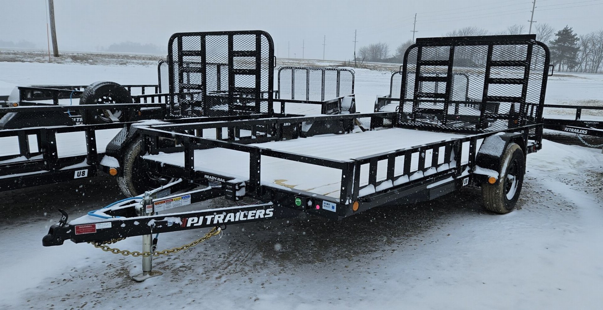 New 2025 PJ TRAILERS 14' x 83 in. Single 5200# Brake Axle Channel ...