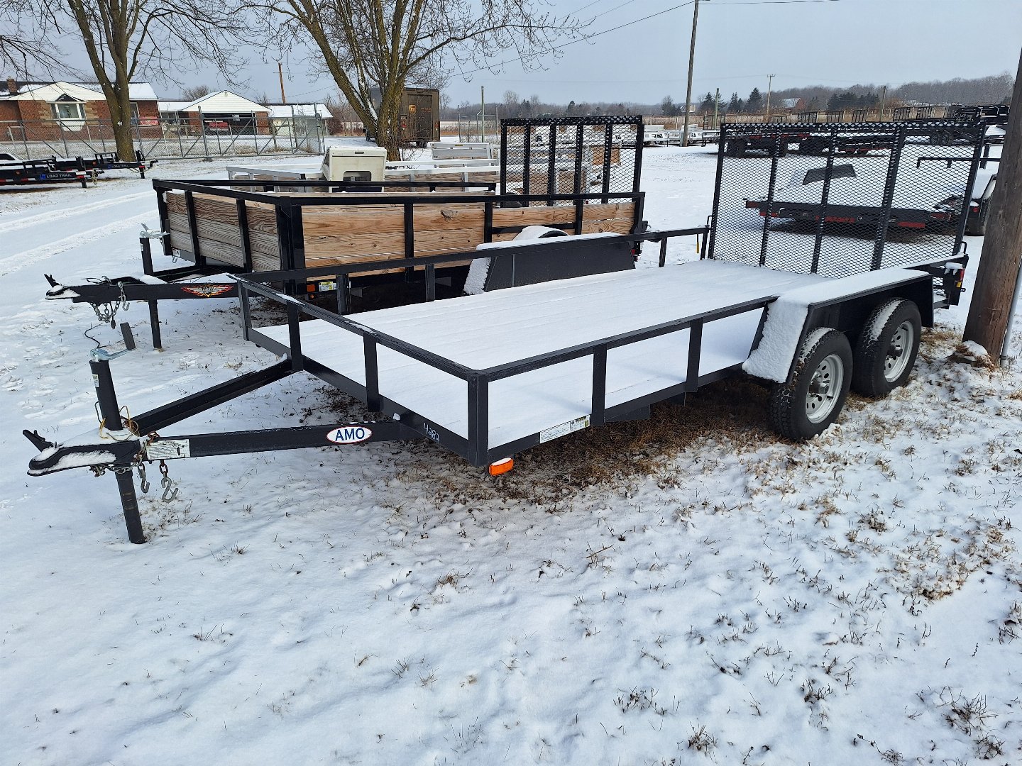 New 2024 AMO 76x14 Light Duty Tandem Axle Landscape Trailer | New ...
