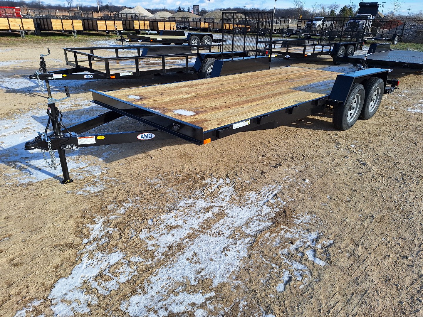 New 2025 AMO 82"x18'' 1 Axle Brake Car Hauler Trailer | Lake Odessa ...