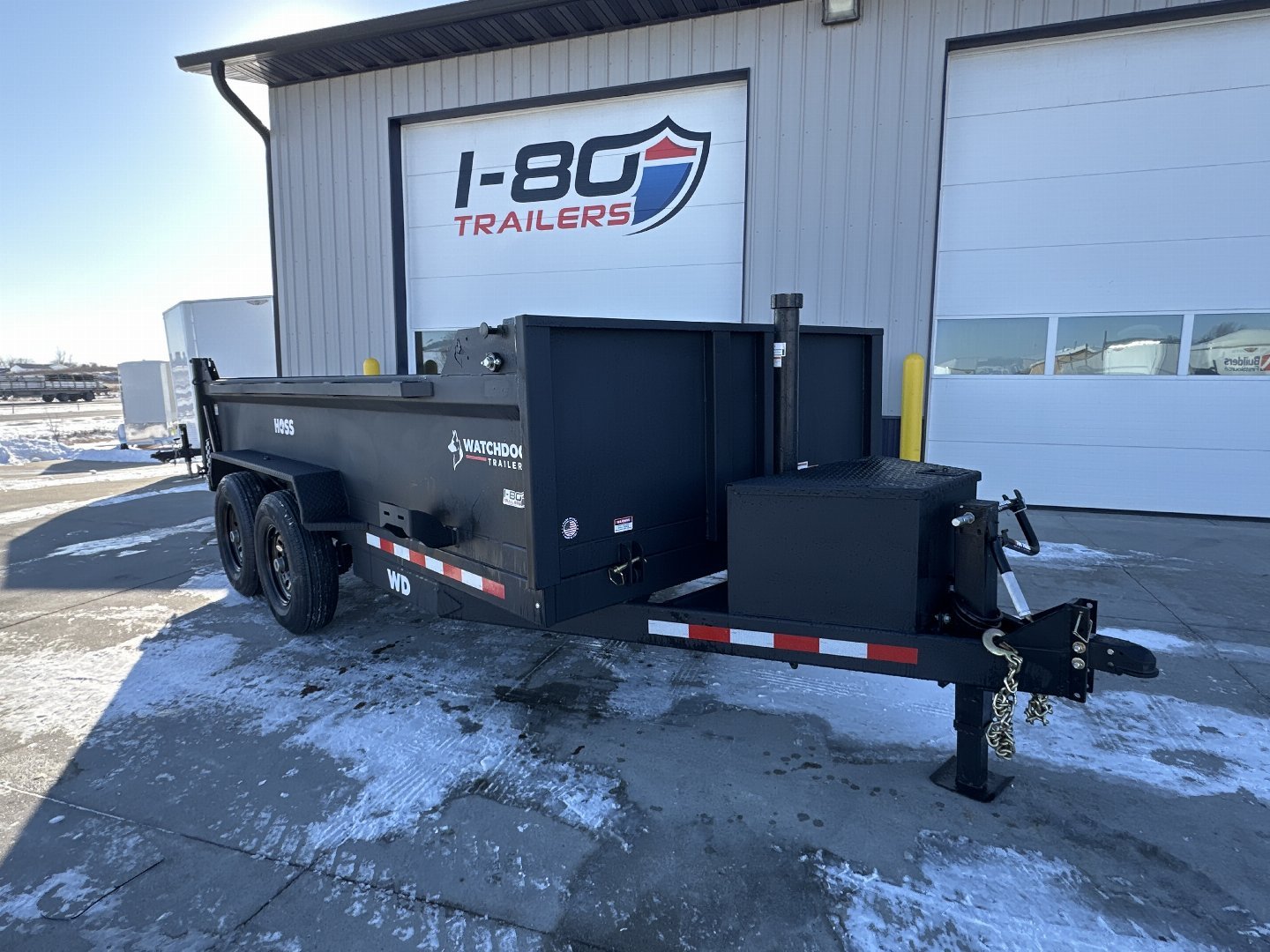 New 2025 Watchdog Trailers 7'x16' 15.4k Hoss Telescopic Dump Trailer ...