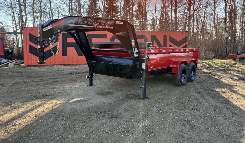 New 2025 Horizon Trailers 81''X14' GOOSENECK DUMP BOX W/2'HIGH SIDES ...