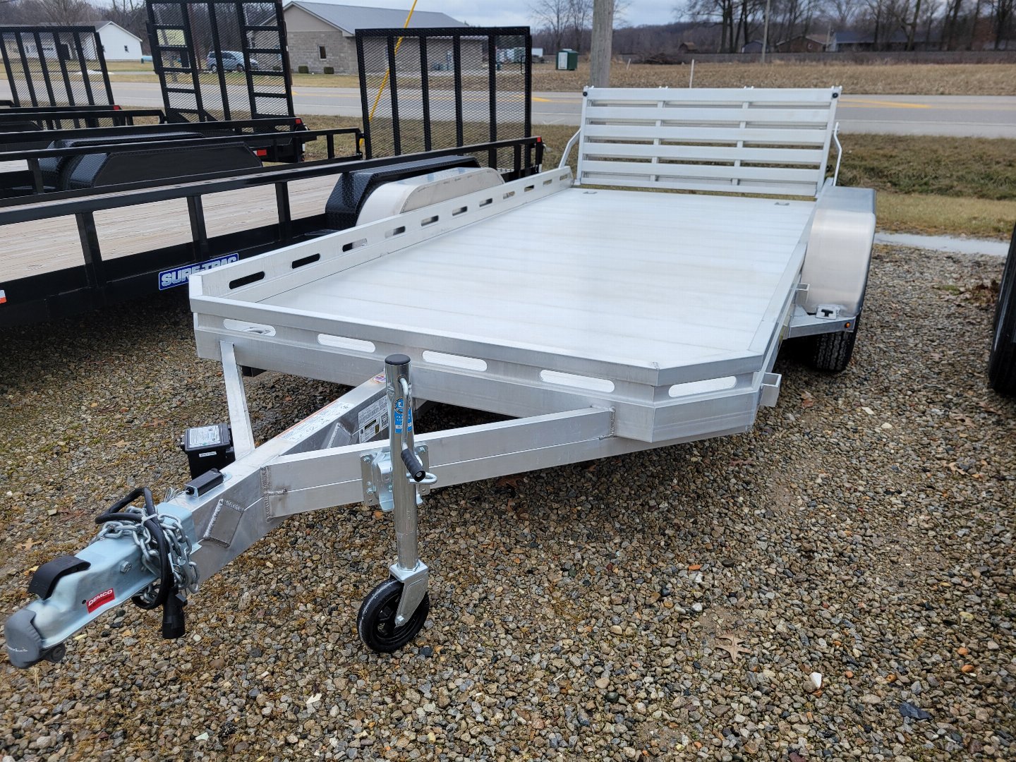 New 2025 Sure-Trac 6x12 Steel High Side 3k Idler Utility Trailer ...