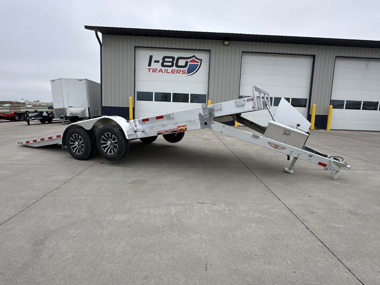 New 2025 Aluminum H&H Trailers 82"x20' 10k Electric Tilt Speed Loader ...