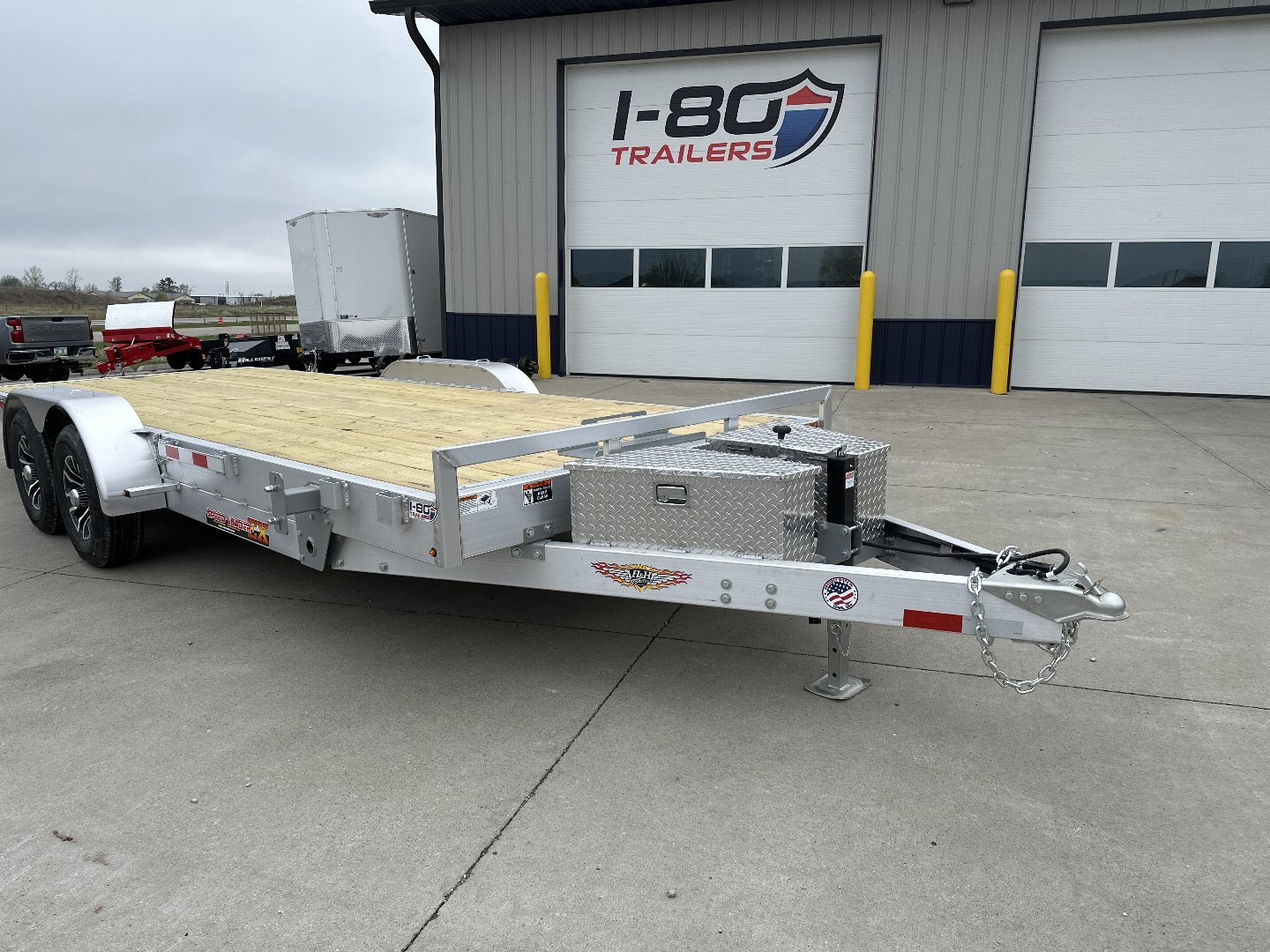 New 2025 Aluminum H&H Trailers 82"x20' 10k Electric Tilt Speed Loader ...