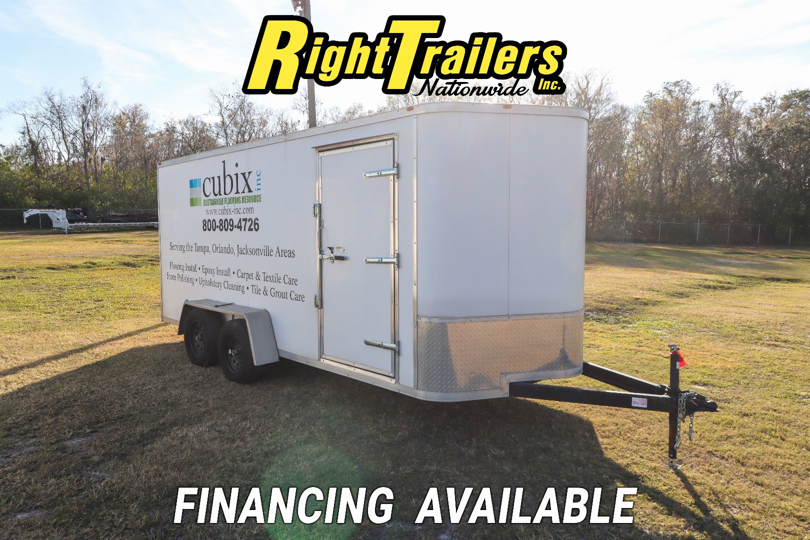 Used 2020 7X16 AMP CARGO TRAILER | Lakeland Florida